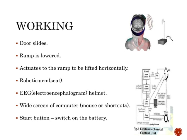 Brain Controlled car for disabled using AI | PPTX