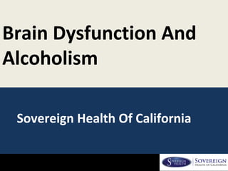 Brain dysfunction and alcoholism | PPT | Brain and Nervous System Disorders | Diseases and ...