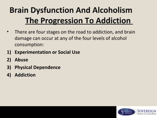 Brain dysfunction and alcoholism | PPT