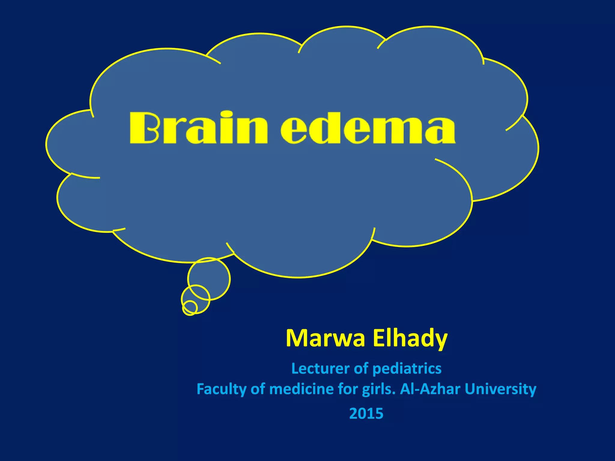 Brain edema | PPSX