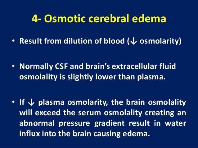 Brain edema
