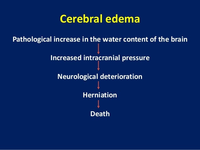 Brain edema