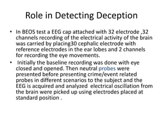 Brain electrical oscillation signature profiling(beos) | PPTX