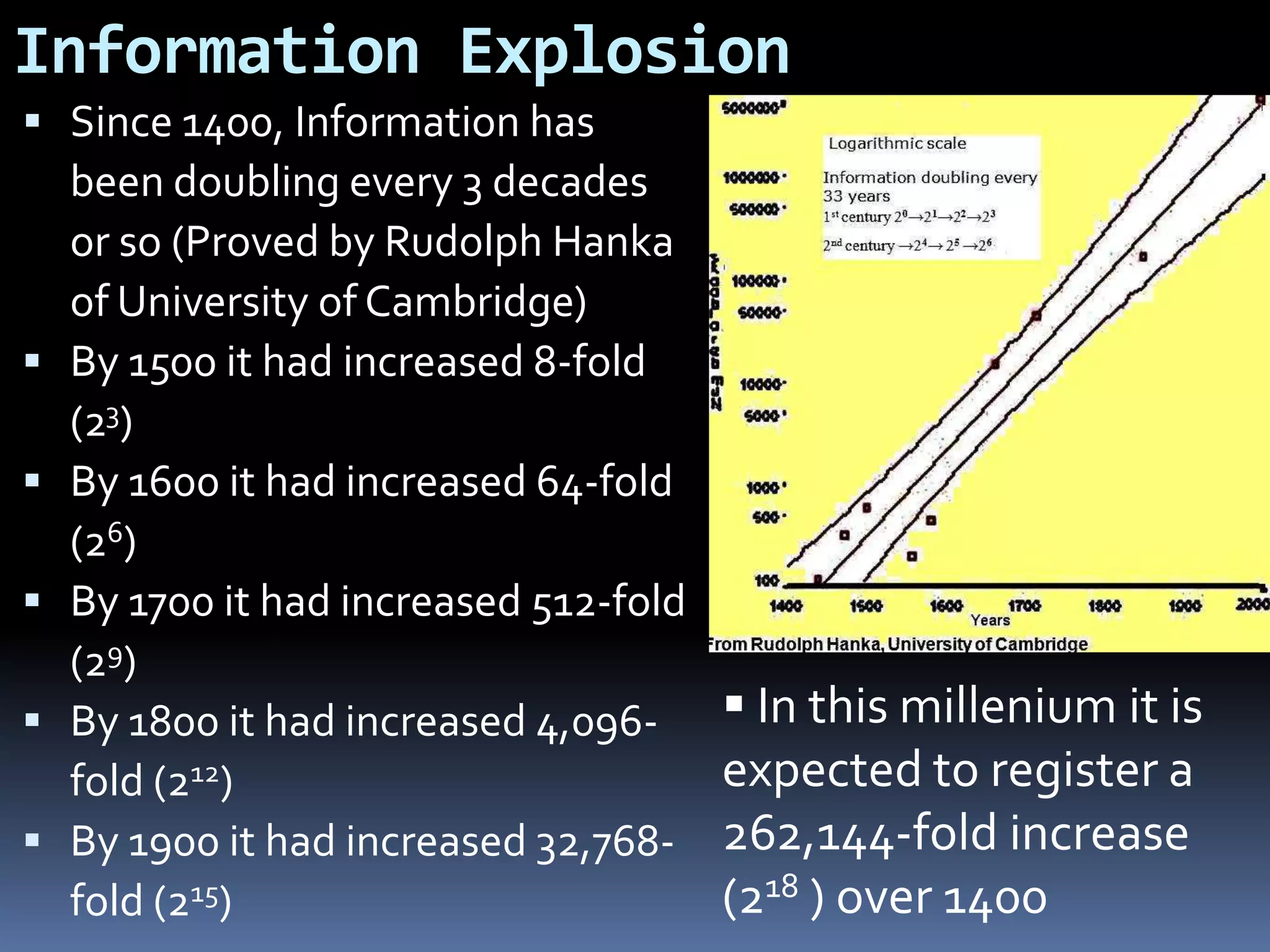 Brain Evolution Information Explosion - Sanjoy Sanyal | PPTX