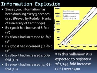 Brain Evolution Information Explosion - Sanjoy Sanyal | PPTX