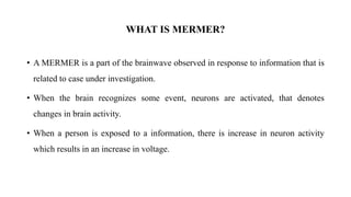 BRAIN FINGERPRINTING TECHNOLOGY | PPT