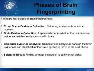 Brain fingerprinting by ankit 2017............ | PPT