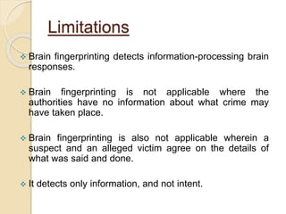 Brain fingerprinting | PPT