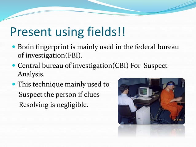 Brain fingerprint technology presentation | PPTX