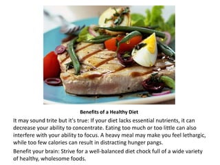 Brain Foods That Help You Concentrate | PPT