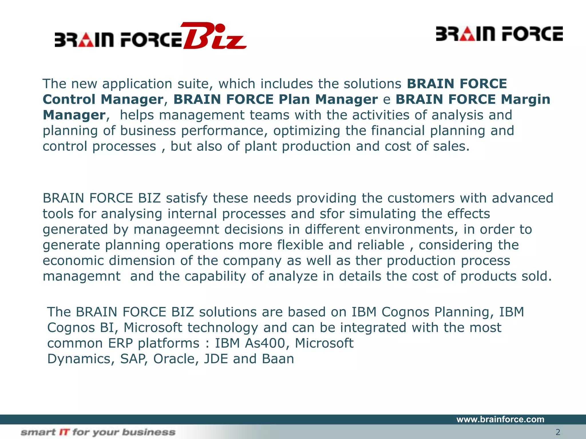 Brain Force Biz | PPTX | Business Accounting & Finance | Business