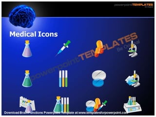 Brain Functions Powerpoint Template - templatesforpowerpoint.com/ | PPT
