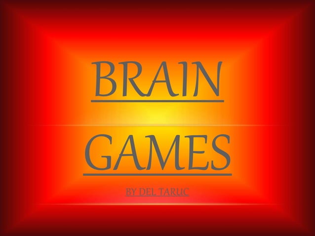 Brain games :) | POTX