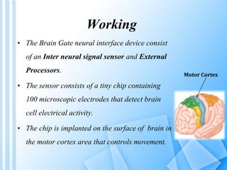 Brain Gate System | PPT