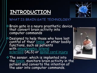 Brain gate | PPT