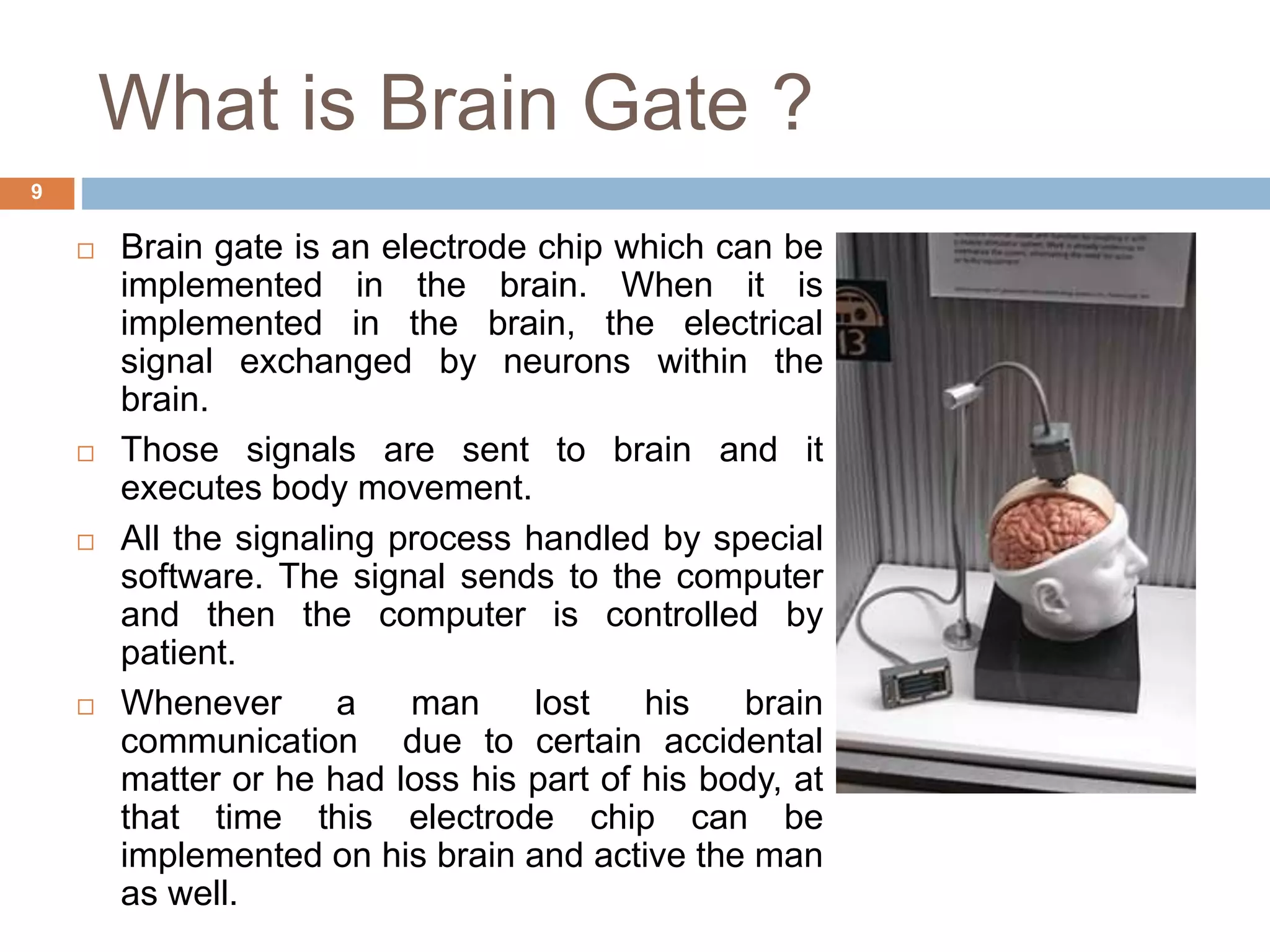 Brain Gate Technology | PPTX