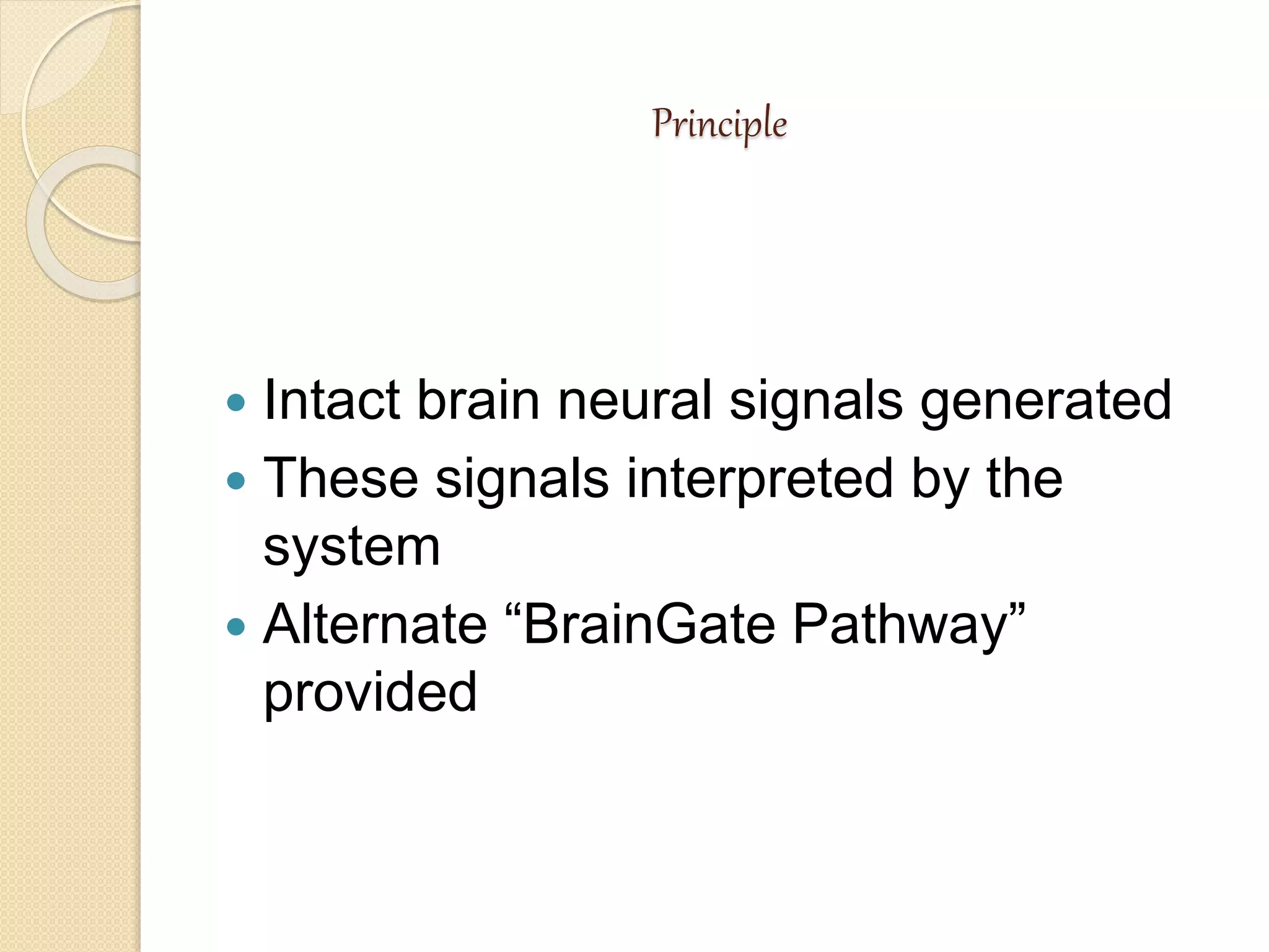 Brain gate- thoughts into actions | PPTX | Brain and Nervous System ...