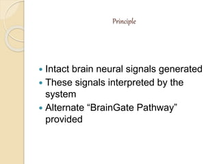 Brain gate- thoughts into actions | PPTX | Brain and Nervous System Disorders | Diseases and ...