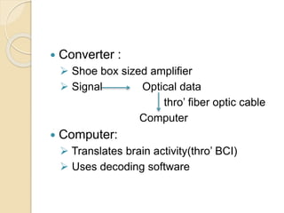 Brain gate- thoughts into actions | PPTX | Brain and Nervous System Disorders | Diseases and ...