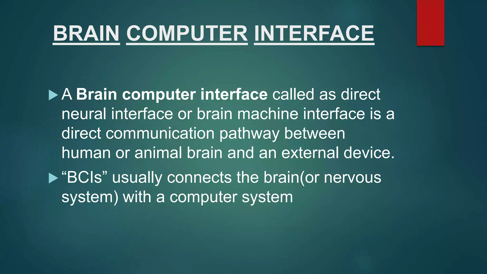 Brain gate technology | PPTX | Brain and Nervous System Disorders ...