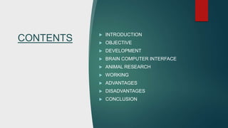 Brain gate technology | PPTX | Brain and Nervous System Disorders ...