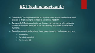 Brain gate technology | PPTX | Brain and Nervous System Disorders ...