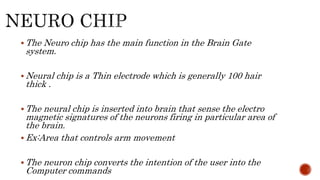 Brain gate technology | PPT