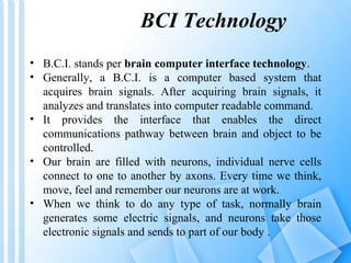 Brain Gate Technology | PPT