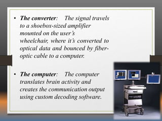 Brain computer interface technology | PPTX