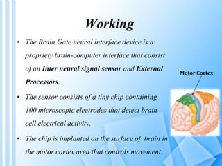 Brain gate | PPTX