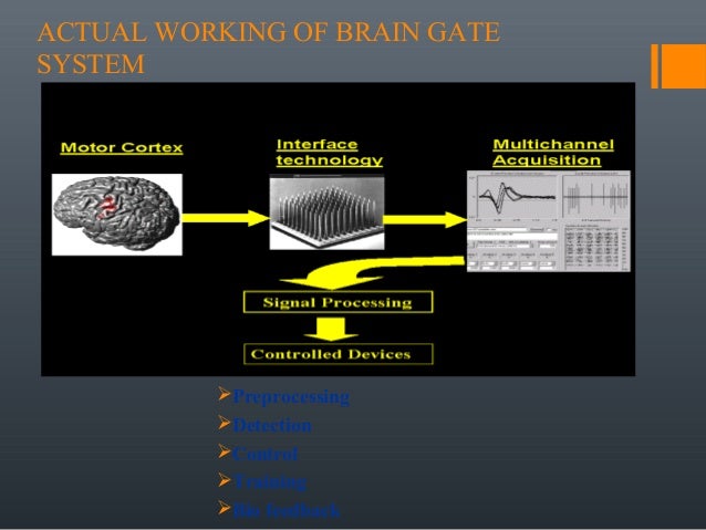 Brain gate system