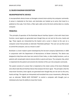Brain gate system document | DOCX