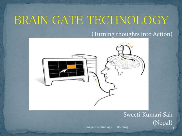 Brain gate technology | PPT