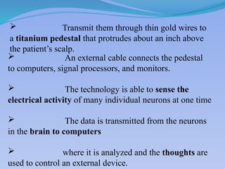 Brain gate technology | PPT