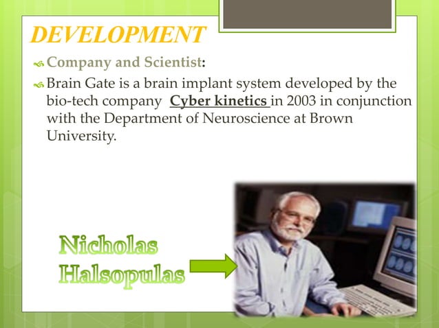 brain gate system | PPT