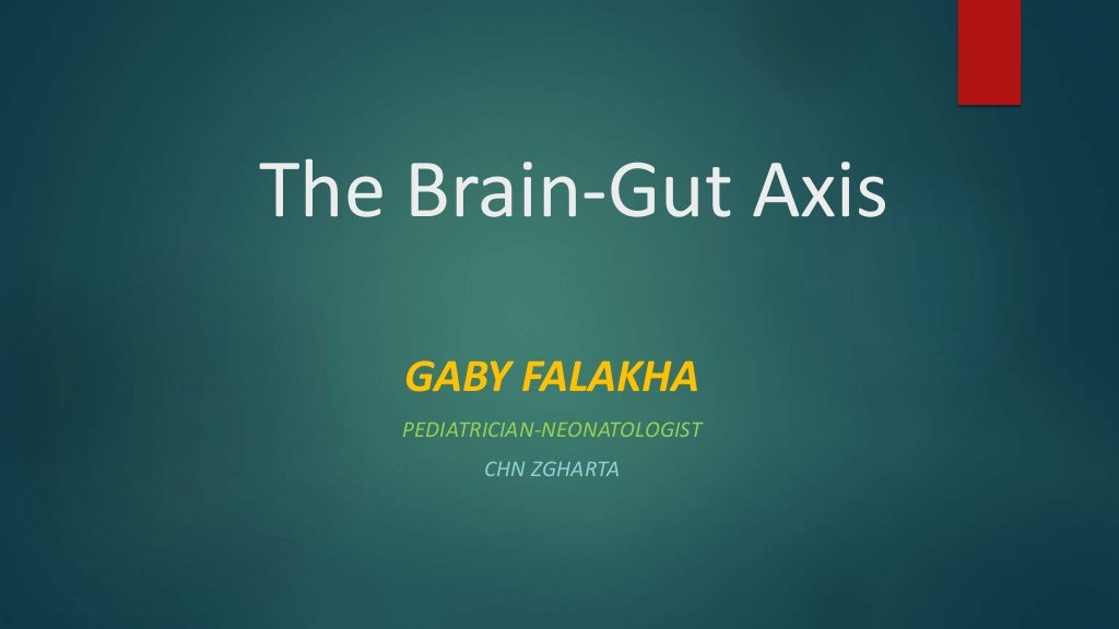 The Brain gut axis | PPTX