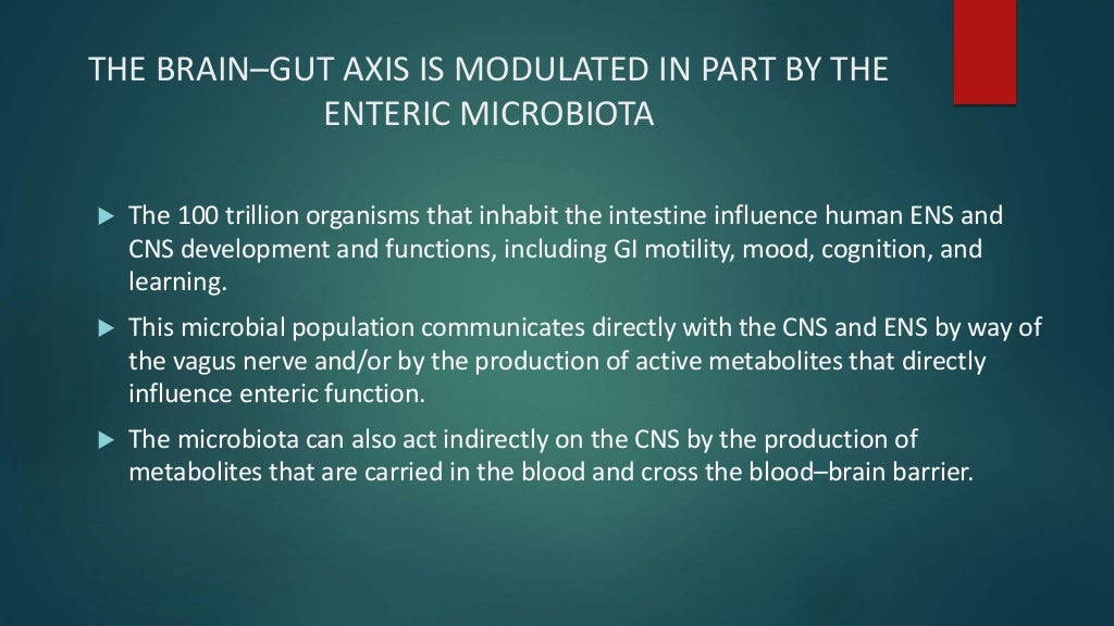 The Brain gut axis | PPTX