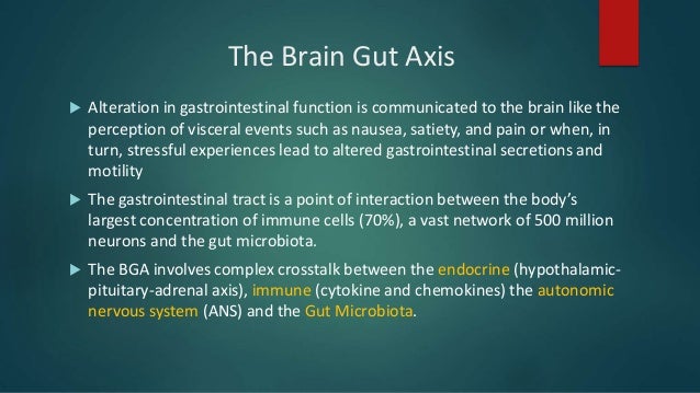 The Brain gut axis | PPTX