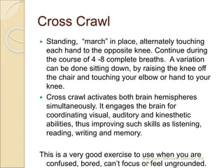 Brain gym.ppt to improve cognition and memory | PPT