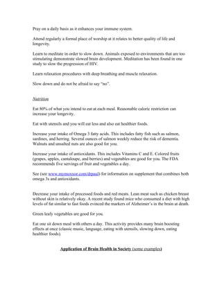 Nussbaum: Brain Health Lifestyle handout | DOC