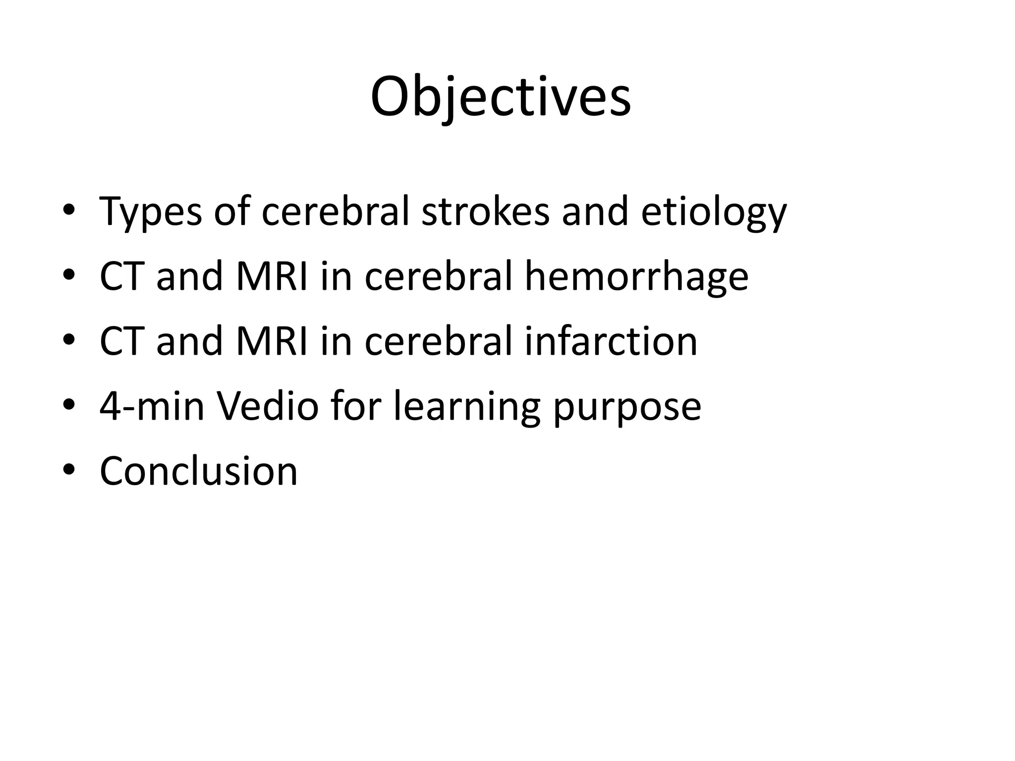 Radiology of Brain hemorrhage vs infarction | PPTX