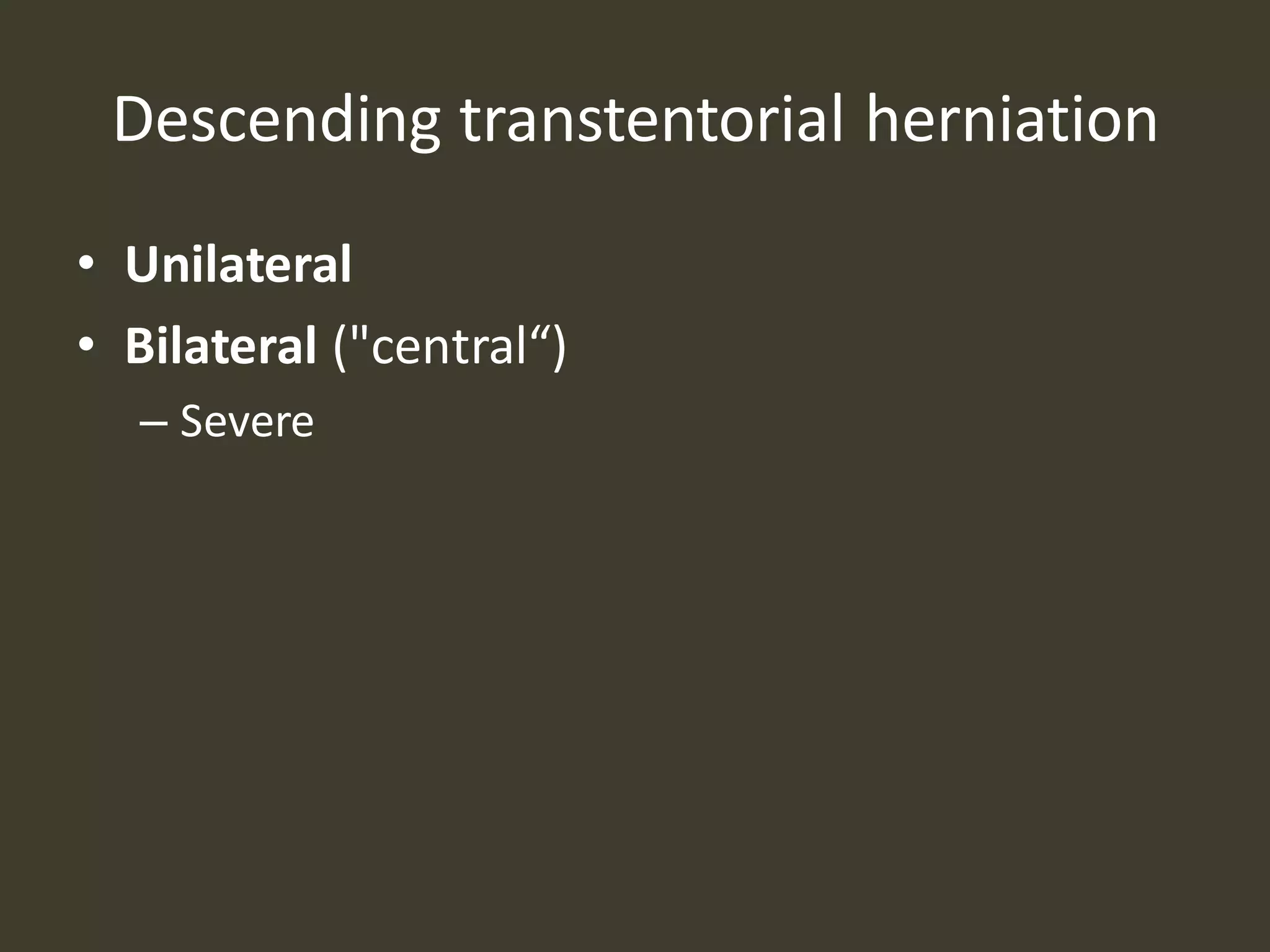Brain herniation imaging | PDF