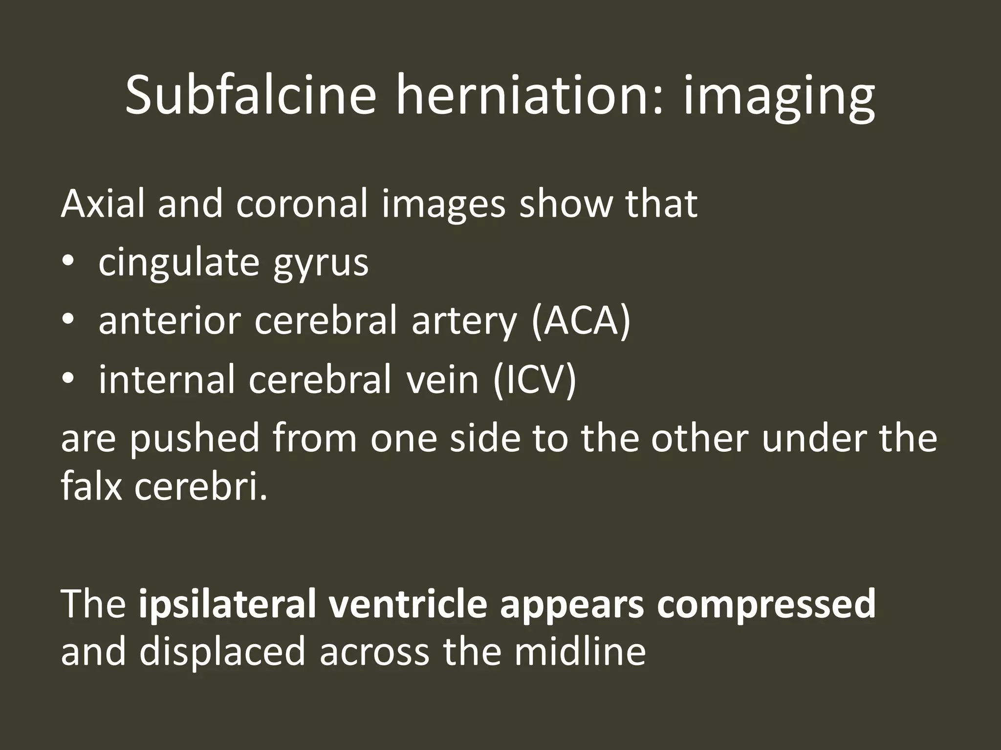Brain herniation imaging | PDF