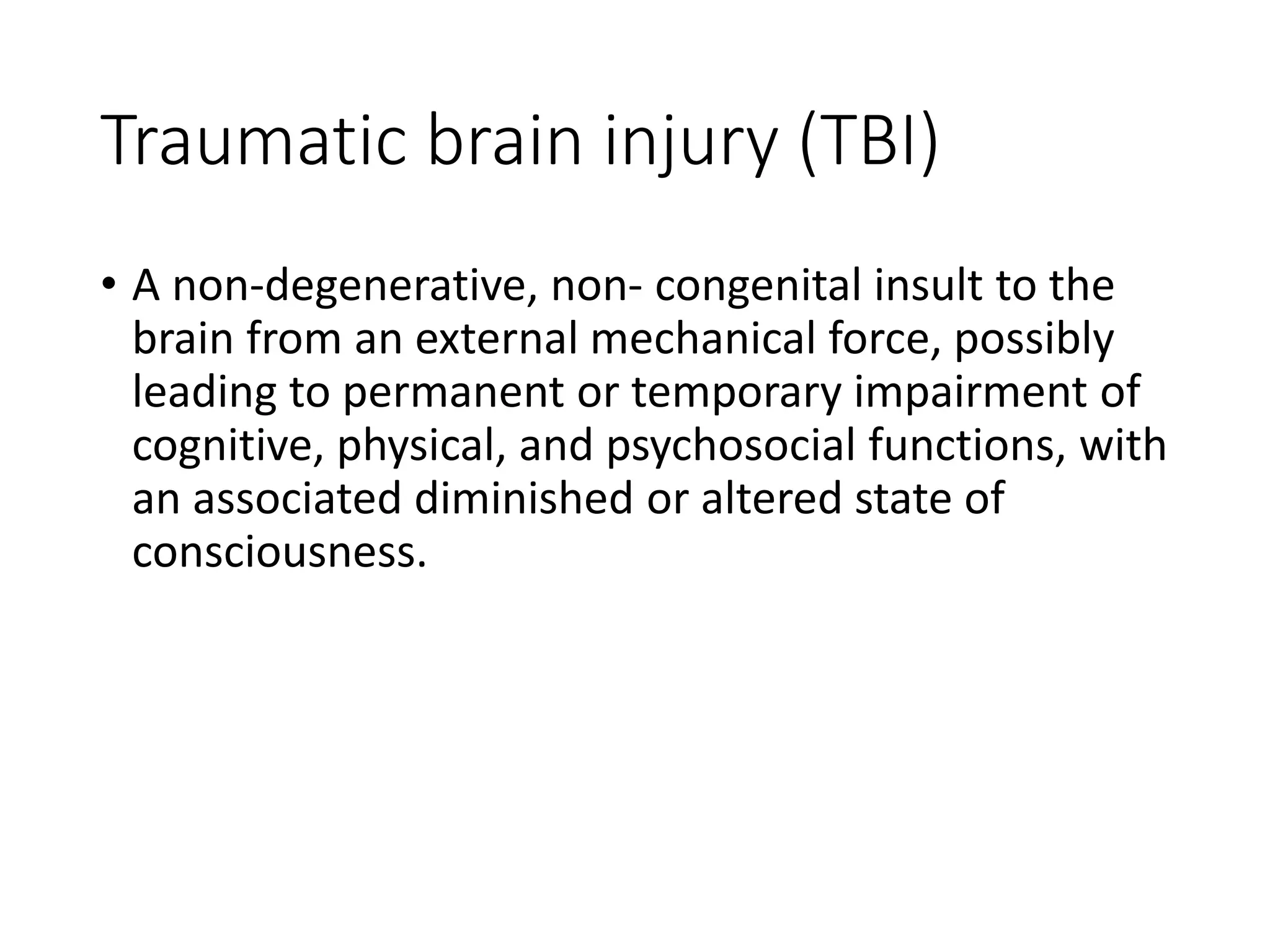 Brain injuries | PPT