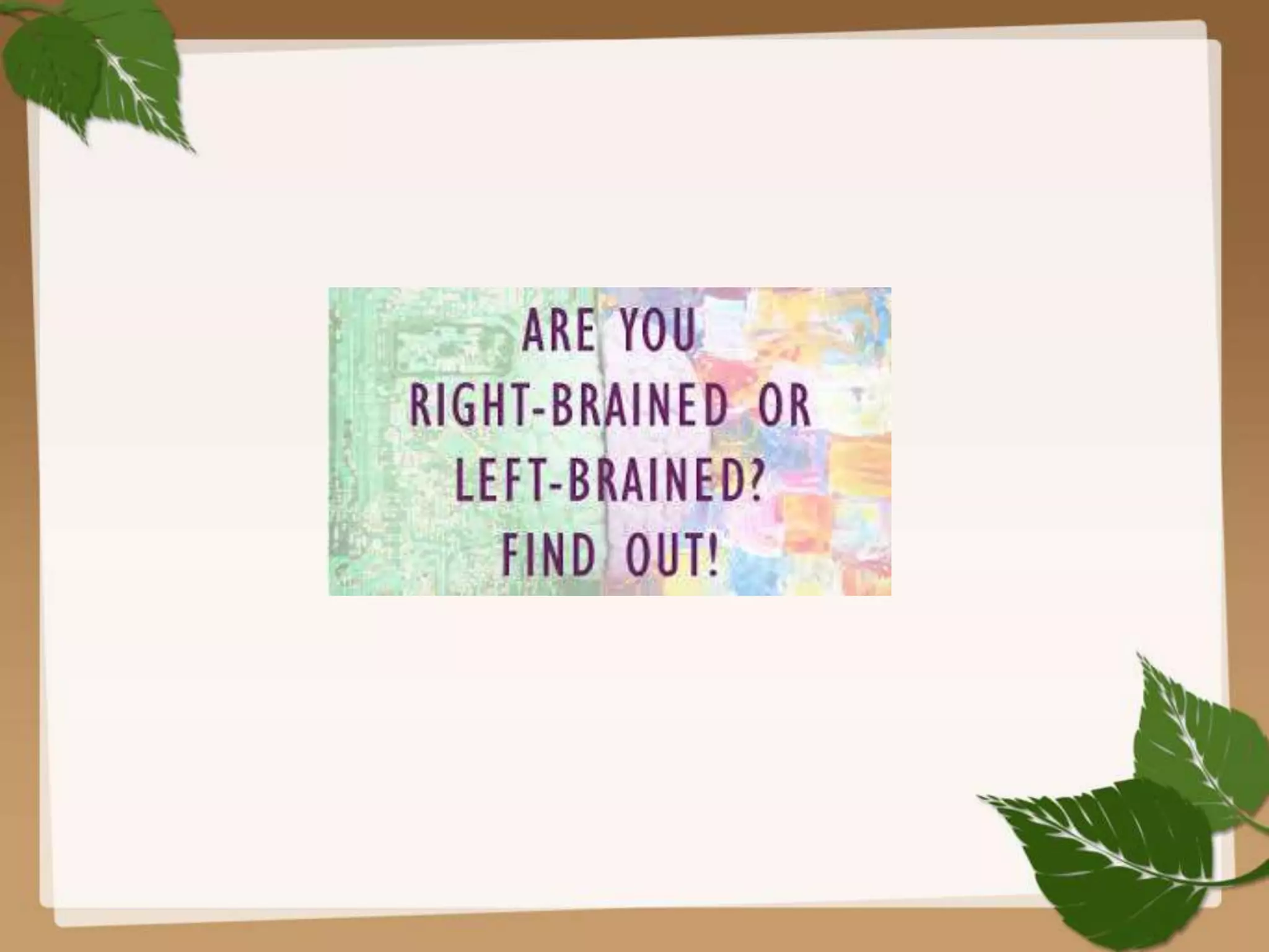 Brain lateralization | PPTX