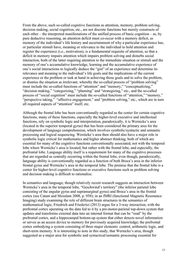 Brain lesion and fMRI studies and the myth of cognitive function localization | PDF