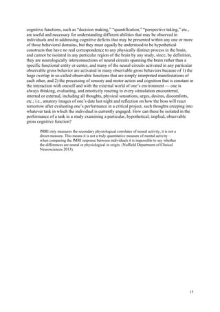 Brain lesion and fMRI studies and the myth of cognitive function localization | PDF | Brain and ...