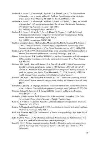 Brain lesion and fMRI studies and the myth of cognitive function localization | PDF | Brain and ...