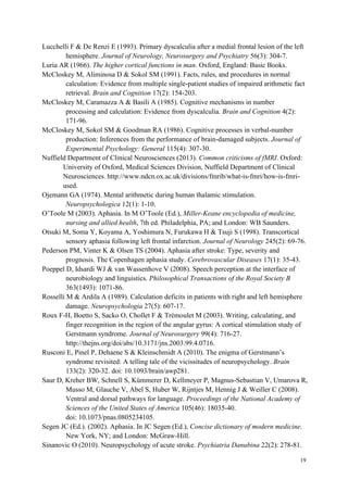 Brain lesion and fMRI studies and the myth of cognitive function localization | PDF | Brain and ...