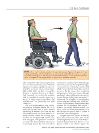 Brain machine interface and limb reanimation | PDF | Physical Therapy ...